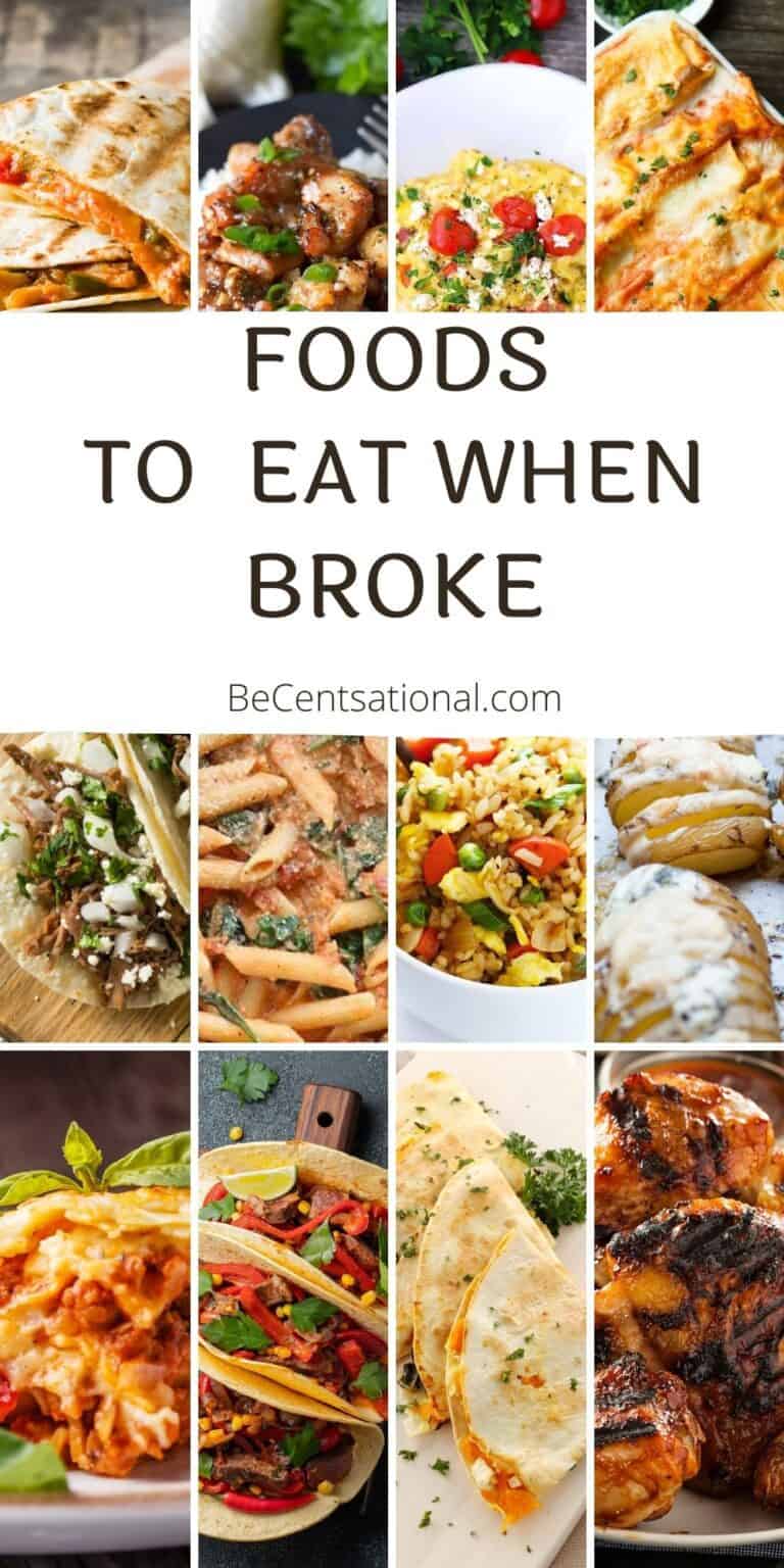 50 of The Best Cheap Food to Buy When Broke and Hungry