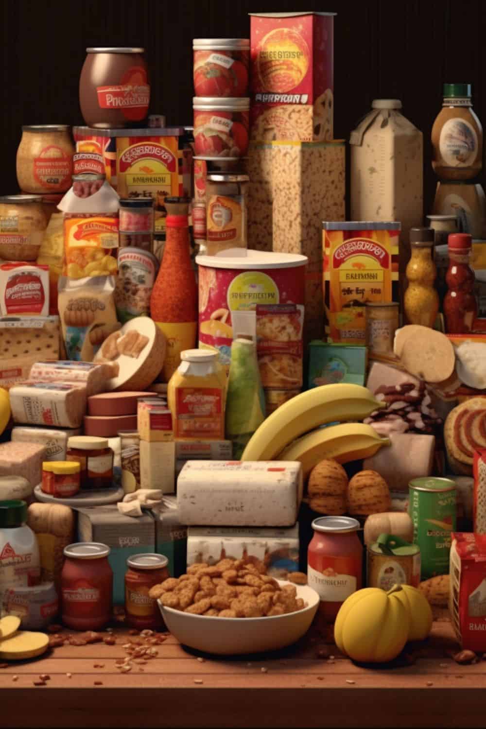 How to Stock on food with a 2 week food supply list