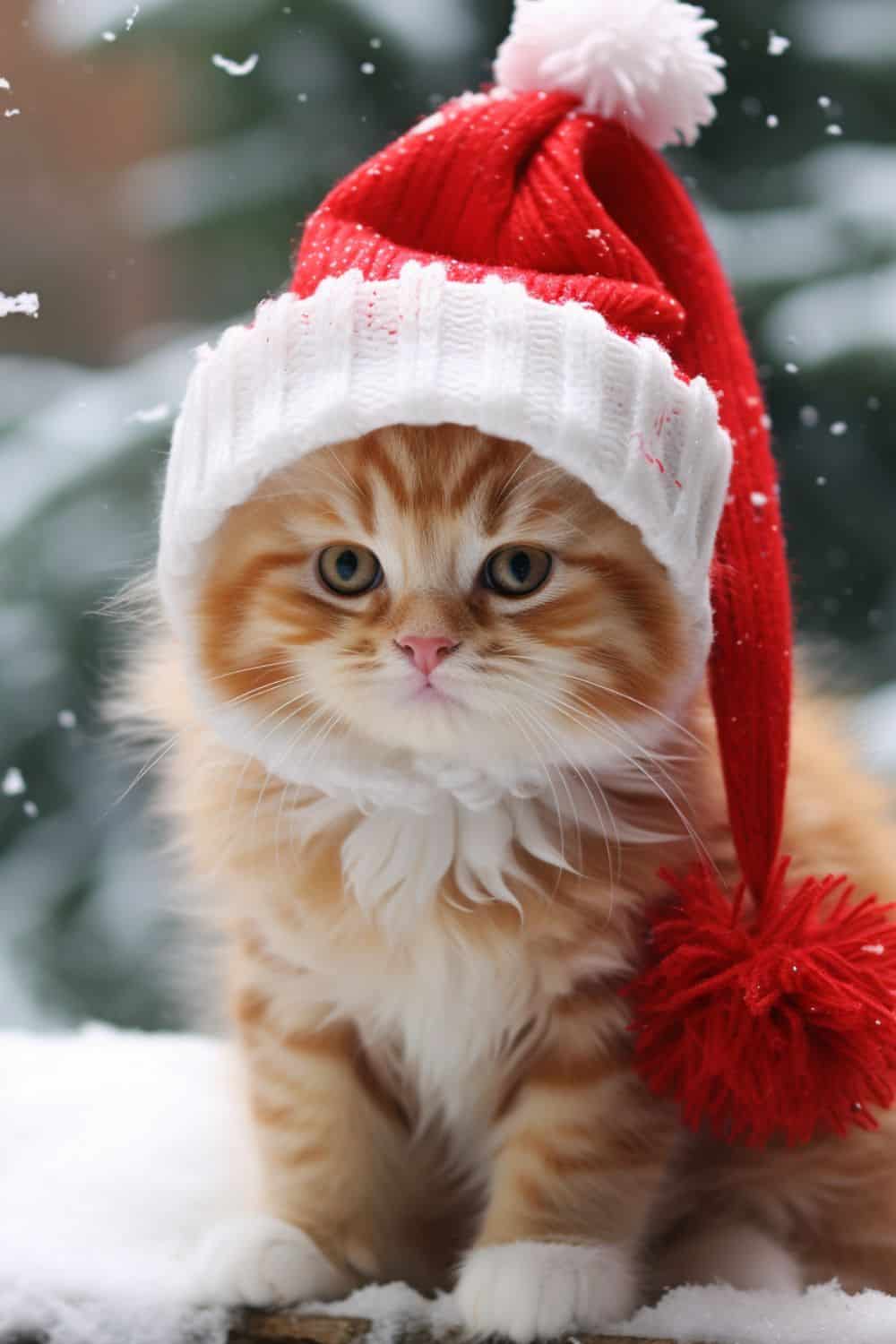 Adorable Christmas Cat Pictures Ideas - BeCentsational