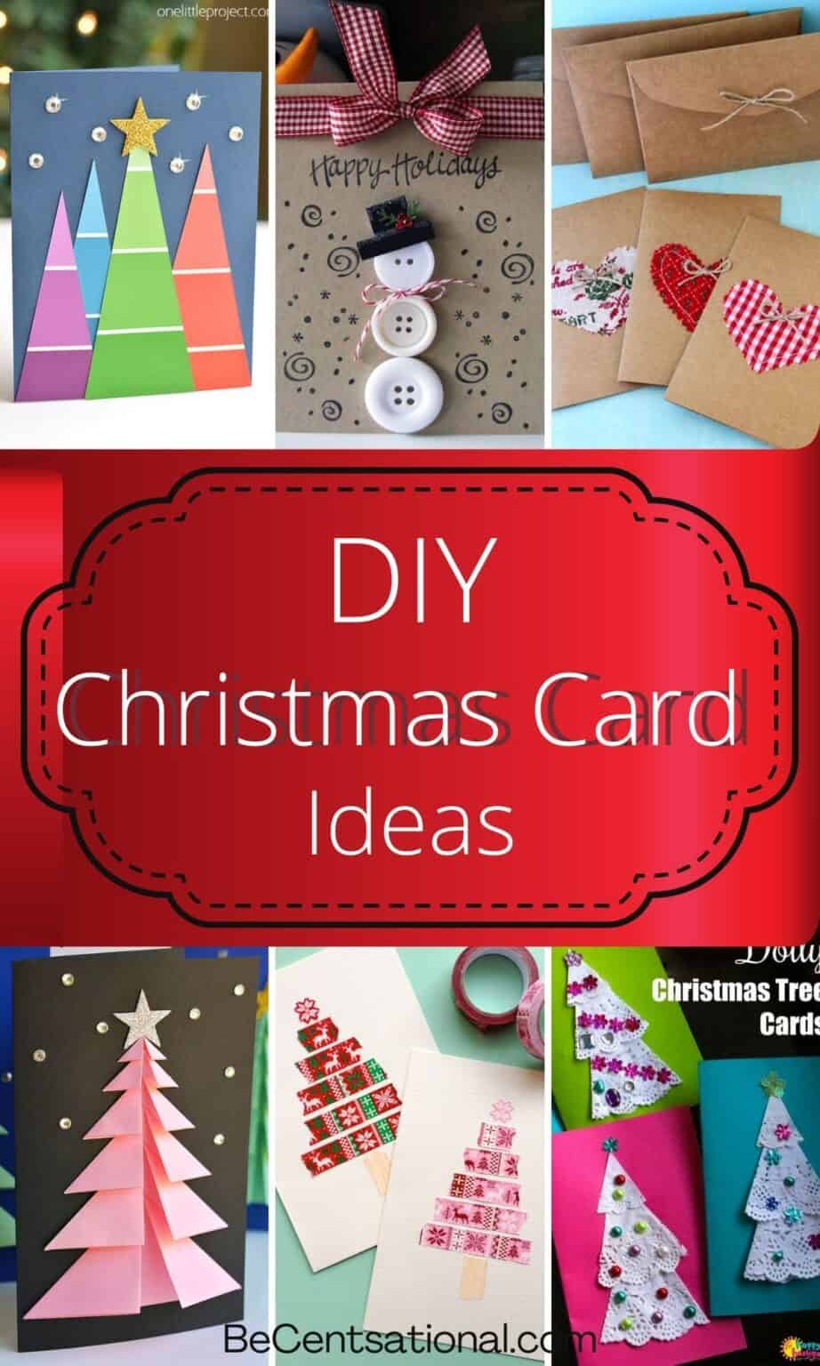 Easy DIY Christmas Card Ideas BeCentsational Easy DIY Christmas Card Ideas BeCentsational