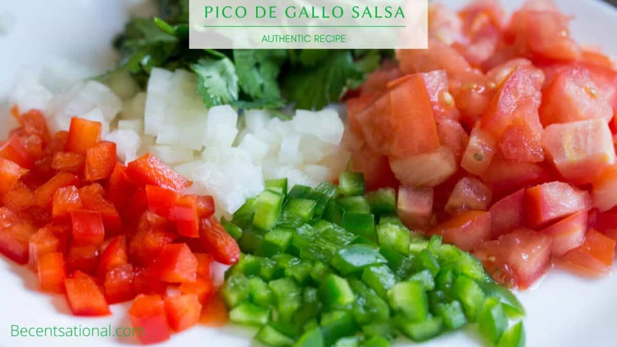Pico de Gallo Simple Authentic Recipe - BeCentsational