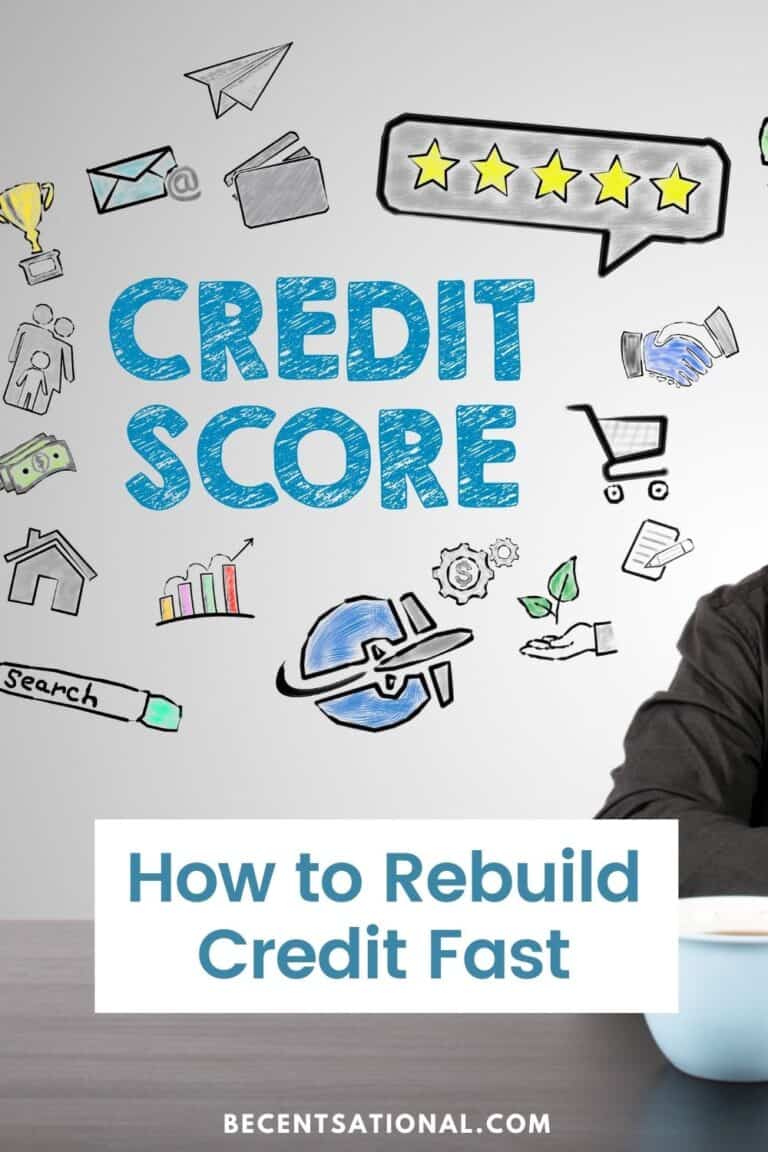 How to Rebuild Credit Fast - BeCentsational