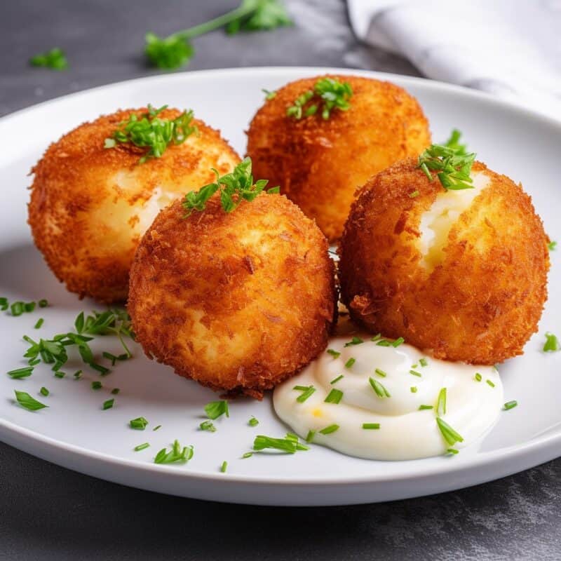 Loaded Mashed Potato Balls - BeCentsational