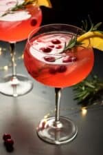 Santa's Spritz Christmas Cocktail - BeCentsational