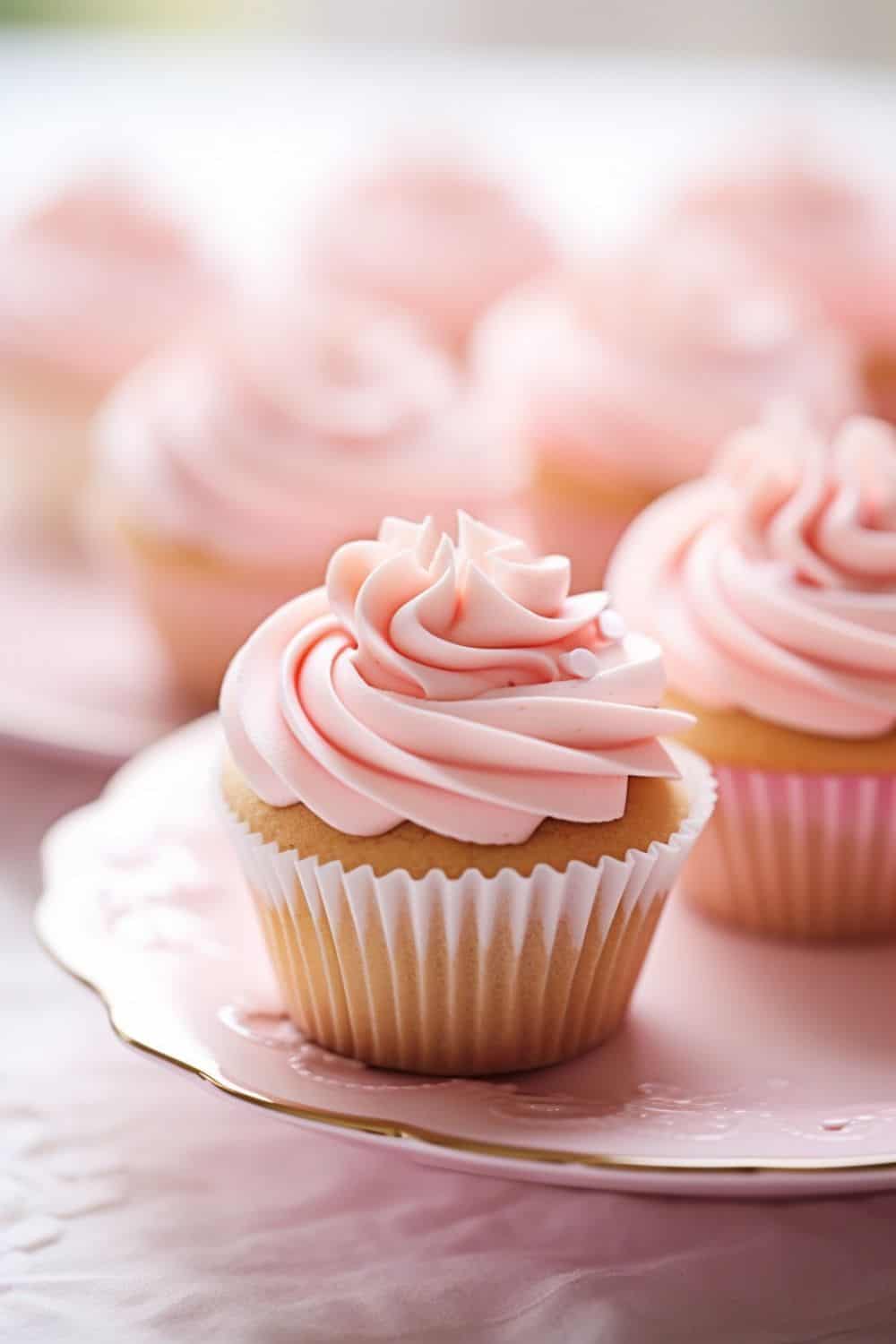 Pink Buttercream Cupcakes - BeCentsational