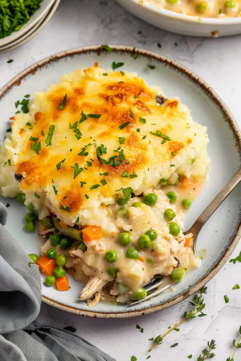 Leftover Turkey Shepherd's Pie - BeCentsational